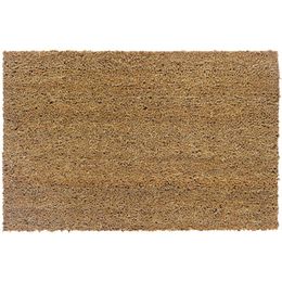 Astra Fu&szlig;matte &raquo;Kokosvelours 101&laquo; rechteckig 16 mm H&ouml;he Schmutzfangmatte, Kokosmatte, In -und Outdoor geeignet beige Kokos B : 50cm 1 Stk., 16mm, L: 