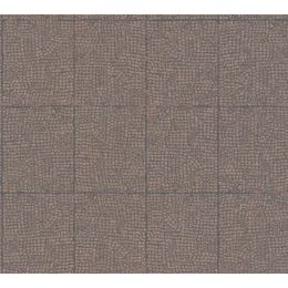 Livingwalls living walls Vliestapete &raquo;Desert Lodge&laquo; Motiv geometrisch grafisch leicht strukturiert Moderne Tapete Geometrisch Tapeten Wohnzimmer Schlafzimmer 