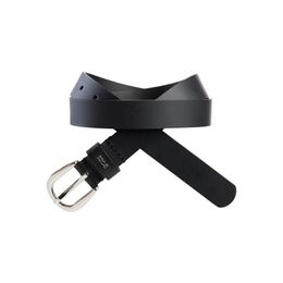 BOSS Damen BOSS Lederg&uuml;rtel &raquo;Laci BOSS Sz25&laquo; aus italienischem Leder schwarz 85