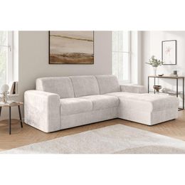 OTTO home Ecksofa &raquo;BORNHOLM 2.0 L-Form, Breite 220 cm, Verl&auml;ssliche Qualit&auml;t, Chenille&laquo; Recamiere links/rechts bestellbar, Bezug - Chenille oder 