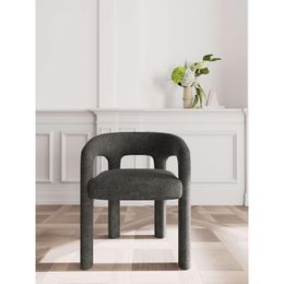 ACTONA GROUP Esszimmerstuhl &raquo;Cole, Polsterstuhl&laquo; () Stuhl mit Armlehne grau Stoff B/H/T: 58cm x 76cm x 55cm