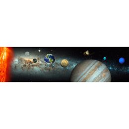 papermoon Fototapete &raquo;Solar System Panorama&laquo; matt bunt Vlies B/L: 3,5m x 1m