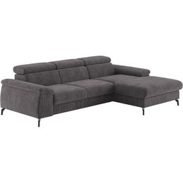 COTTA Ecksofa &raquo;Kitty L-Form, B: 242 cm&laquo; mit Kopfteilverstellung, optional Schlaffunktion & Bettkasten 88% POLYESTER (PES) 12% POLYAMID (PA) B/H/T: 