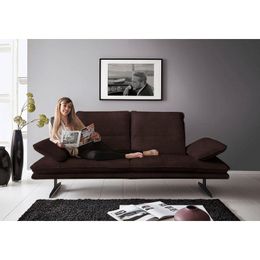 W.Schillig 2-Sitzer &raquo;broadway, Designsofa mit tollem Sitzkomfort, Breite 216cm&laquo; Sitztiefenverstellung, Kopfteil- & Seitenteilverstellung, Breite 216cm