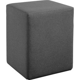 Maintal Polsterhocker &raquo;Kieferwald&laquo; eckig, Stoffbezogen grau Struktur (100% Polyester)