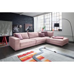 3C Candy Ecksofa &raquo;Enisa II L-Form&laquo; bestehend aus Modulen, daher auch individuell aufstellbarbar rot Korpus/Basismaterial: 100% Polyester. Sitzfl&auml;che: 