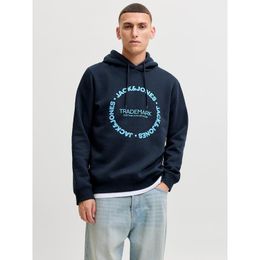 Jack & Jones Jack & Jones Herren Kapuzensweatshirt &raquo;JJBENSON SWEAT HOOD&laquo;, Materialmix, regular fit L