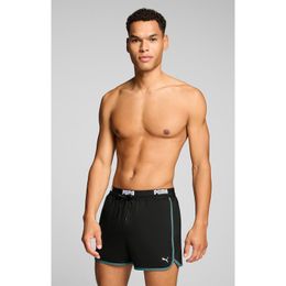 Puma Herren Puma Badeshorts &raquo;Puma SWIM MEN TRACK SHORT SHORTS&laquo; mit Gummizug und Bindekordel schwarz M, N-Gr