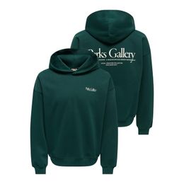 Only & Sons Only & Sons Herren ONLY & SONS Sweatshirt &raquo;ONSPARKS GALLERY RLX SWEAT HOODIE NOOS&laquo;, Baumwollmischung, regular fit gr&uuml;n XXL