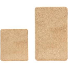 Kleine Wolke Badematte &raquo;RELAX, Badvorleger, Badezimmer Teppich&laquo; H&ouml;he 30 mm rutschhemmend beschichtet fu&szlig;bodenheizungsgeeignet Badteppich, meliert, rechteckig, rund