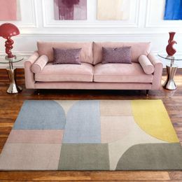 Ted Baker Wollteppich &raquo;Piccadilly&laquo; rechteckig 17 mm H&ouml;he Wolle, Naturteppich, Handgemacht, Wohnzimmer, Schlafzimmer, bunt Wolle B : 200cm 1 Stk., 17mm, L: 290cm