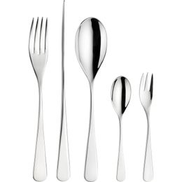 Pinti Inox PINTINOX Besteck-Set &raquo;Audrey&laquo; Geschmiedet, Made in Italy silber Edelstahl 18/10 30 Stk.