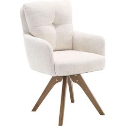 Home Affaire Esszimmerstuhl &raquo;Valldemossa&laquo; (Set) 2 Stk. beige B/H/T: 60cm x 92cm x 67cm, 2 Stk., uni, 2er Set