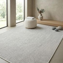 Sehrazat Teppich &raquo;Ada, auch als L&auml;ufer&laquo; rechteckig 10 mm H&ouml;he Kurzflor, robust, Wohnzimmer grau Polyester B : 200cm 1 Stk., 10mm, L: 290cm
