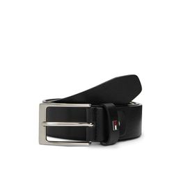 Tommy Hilfiger Herren Lederg&uuml;rtel &raquo;LAYTON 3.5 ADJ&laquo; mit Label-Pin schwarz 95