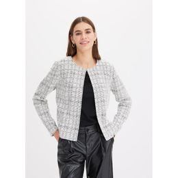 bonprix Damen bonprix Strickjacke 1 lockere Passform, strukturierte Strickart, eleganter Stil 52/54 (XXL)
