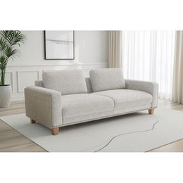 Sit & More sit&more Big-Sofa &raquo;Concept&laquo; Modernes Sofa in drei Fu&szlig;farben zur Auswahl 100% Polyester B/H/T: 226cm x 84cm x 93cm,mit Fu&szlig; Buche natur