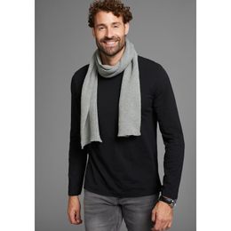 MAN'S WORLD Man's World Damen Schal aus kuscheligweichem Material grau Einheitsgr&ouml;&szlig;e