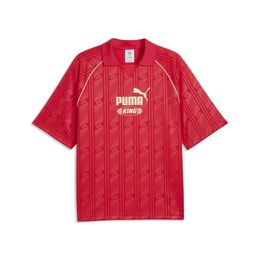 Puma Trainingsshirt "KING Boxy Trikot Erwachsene", rot, Gr. L, Obermaterial: 100% Polyester. Rippe: 3% Elasthan, 97% Polyester, Shirts