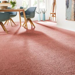 ANDIAMO Teppichboden &raquo;Verona, Velours, Gesamth&ouml;he 6 mm, Luxusklasse LC2&laquo; rechteckig Uni Farben, Breite 400 cm oder 500 cm, strapazierf&auml;hig, pflegeleicht rot 