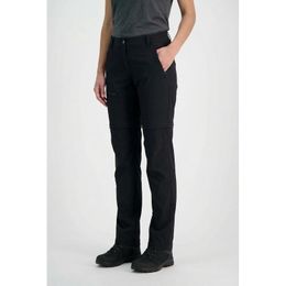 CMP Damen CMP Zip-off-Hose &raquo;WOMAN ZIP OFF PANT&laquo; mit Zip-off-Funktion, aus Polyamid und Elasthan schwarz 44, N-Gr