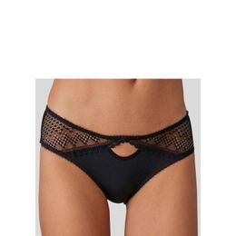 Lascana Damen Lascana Slip aus Bio-Baumwolle schwarz 48/50