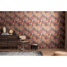 Livingwalls living walls Vliestapete &raquo;Streifentapete Klassisches Streifenmuster matt&laquo; matt glatt bunt Vlies B/L: 0,53m x 10,05m, Rollen: 1