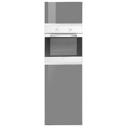 KOCHSTATION Backofenumbauschrank &raquo;KS-Ohio&laquo; grau B/H/T: 60cm x 200cm x 60cm