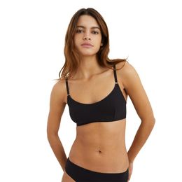Marc O'Polo Marc O'polo Damen Marc O'Polo Bralette-BH &raquo;Minimalist Daywear&laquo; mit kleinem Ring-Details am Tr&auml;ger schwarz M, N-Gr