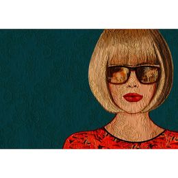 ARCHITECTS PAPER Fototapete &raquo;Atelier 47 Lady Ornament 2&laquo; abstrakt glatt Vlies, Wand, Schr&auml;ge, Decke bunt Vlies B/L: 4m x 2,7m