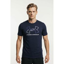 Under Armour Herren T-Shirt &raquo;UA GL FOUNDATION UPDATE SS&laquo; mit eingefasster Kante am Rundhalsausschnitt, pflegeleicht blau XXL
