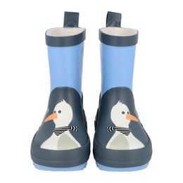 MaxiMo Kinder MaxiMo Gummistiefel zuverl&auml;ssiger Regenschutz, gef&uuml;ttert, Profilsohle blau 28