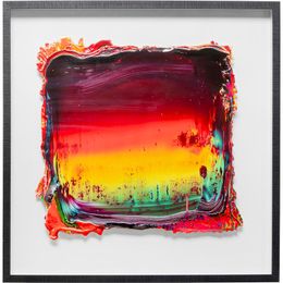 KARE Bild mit Rahmen &raquo;Gerahmtes Bild Art Pace 90x90cm&laquo; 1 bunt Papier, Polyester, Polyresin B/H/T: 90cm x 90cm x 3,5cm, quadratisch
