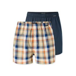Schiesser Herren Weiter Boxer &raquo;Boxershorts Multipack&laquo; Eingriff mit Knopf, elastischer Bund, lockere Passform bunt 8