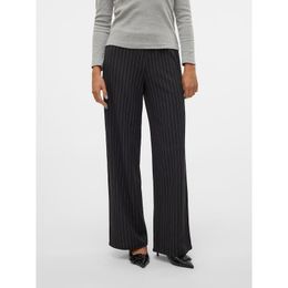 V&eacute;ro Moda Vero Moda Damen Schlupfhose &raquo;VMBERLIN MY MW WIDE PRINT PANT NOOS&laquo; schwarz XS (34), L&auml;nge 32