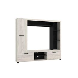 Home Affaire Wohnwand &raquo;Lorca Medienwand, Wohnzimmerwand, TV-Wand&laquo; 4 Stk. tlg. MDF, Spanplatte B/H/T: 195,5cmcm x 171,5cmcm x 35cmcm