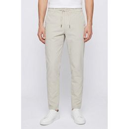 BOSS Orange Herren BOSS Orange Chinohose Tapered Fit, Stretch-Qualit&auml;t, Komfortbund mit Tunnelzug beige 31, L&auml;nge 34
