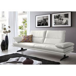 W.Schillig 2,5-Sitzer &raquo;broadway, Designsofa mit tollem Sitzkomfort&laquo; Sitztiefenverstellung, Kopfteil- & Seitenteilverstellung, Breite 236cm gr&uuml;n 