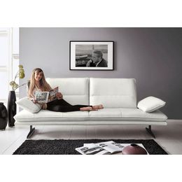 W.Schillig 2,5-Sitzer &raquo;broadway, Designsofa mit tollem Sitzkomfort&laquo; Sitztiefenverstellung, Kopfteil- & Seitenteilverstellung, Breite 236cm gr&uuml;n 