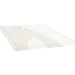 Optifit Arbeitsplatte &raquo;Luzern&laquo; 38 mm stark, Tiefe 60 cm, gro&szlig;e Auswahl an Breiten schwarz-wei&szlig; Holzwerkstoff B/T/H: 180cm x 60cm x 3,8cm