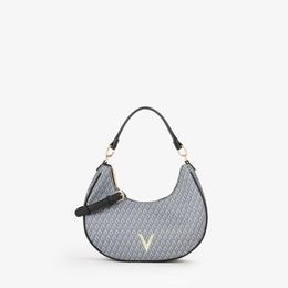 Valentino Handbags Valentino Bags Damen VALENTINO BAGS Hobo &raquo;QUEEN RE&laquo; Handtasche, Henkeltasche, Schultertasche mit dezentem Muster grau B/H/T: 29,5cm x 24cm x 8cm