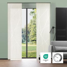 Neutex for you! Schiebegardine &raquo;BEAM&laquo; Paneelwagen 1 Stk. tlg. Abstraktes Muster beige Polyester 245cm, Paneelwagen, 60cm
