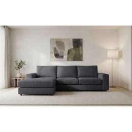 OTTO home Ecksofa &raquo;Nivette, weiches Chenille&laquo; Breite 269 cm, L-Form, bodentief, mit Wellenunterfederung 100% polyester B/H/T: 269cm x 93cm x 175cm, 
