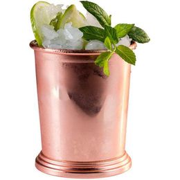 APS Becher &raquo;Julep Mug&laquo; Antik-Kupfer-Look, 350 ml braun Edelstahl &Oslash; 8,5cm x 10cm, 350ml