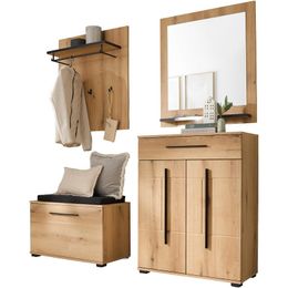 Home Affaire Garderoben-Set &raquo;Cantara, moderne Garderobe, Komplettset mit viel Stauraum&laquo; Komplett-Set, 4 Stk. tlg. B/H/T: 170cmcm x 200cmcm x 39cmcm