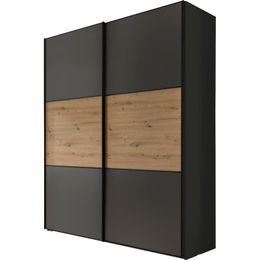 STAUD Schwebet&uuml;renschrank &raquo;Includo, Made in Germany&laquo; Mit vier verschiedenen Ausstattungsvarianten Holzwerkstoff vulkan, B/H/T: 167cm x 222cm x 68cm, 