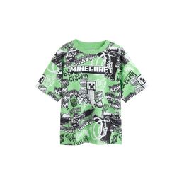 next T-Shirt Jungen Gr&ouml;&szlig;e 122 gr&uuml;n / schwarz / wei&szlig;