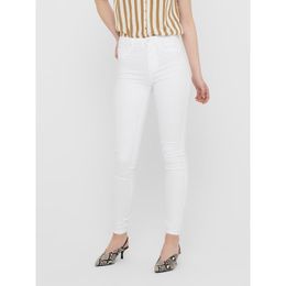 Only Damen Only Skinny-fit-Jeans &raquo;ONLROYAL &ndash; Stretch-Denim mit hohem Bund f&uuml;r optimalen Sitz&laquo; unifarben, casual, skinny fit, Denim, Eingrifftaschen 