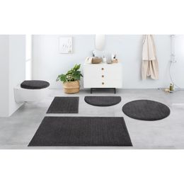 OTTO home Badematte &raquo;Vanessa, Badvorleger, Badezimmer Teppich&laquo; H&ouml;he 10 mm rutschhemmend beschichtet fu&szlig;bodenheizungsgeeignet schnell trocknend 