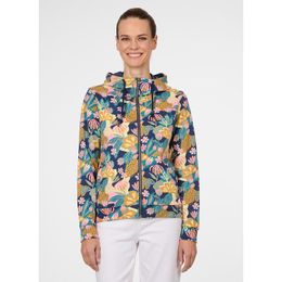Ragwear Damen Sweatjacke &raquo;PARYA PRINT&laquo; aus Baumwollmischung, normale Passform, hochschlie&szlig;ender Kragen XL